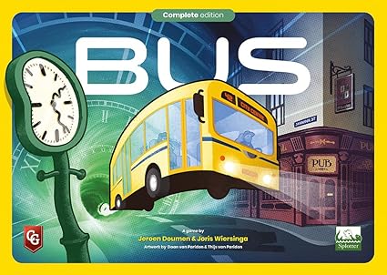 Bus Complete Edition Public Transportation Board Game for 3-5 Players ...