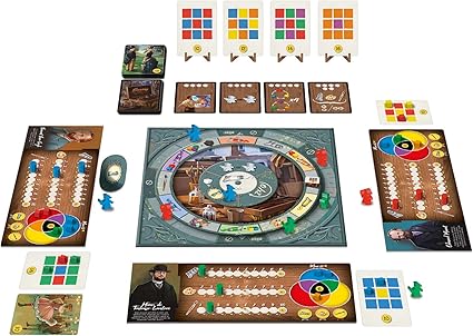 Colors of Paris Board Game Creative Art Strategy Game for Ages 10 Plus ...