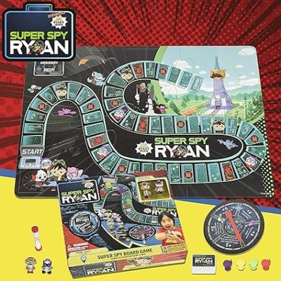 Ryan’s World Super Spy Board Game Mission Scavenger Hunt Adventure ...