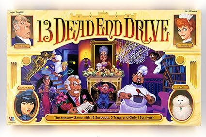 13 Dead End Drive Classic Board Game for Family Fun - Board Games Weekly